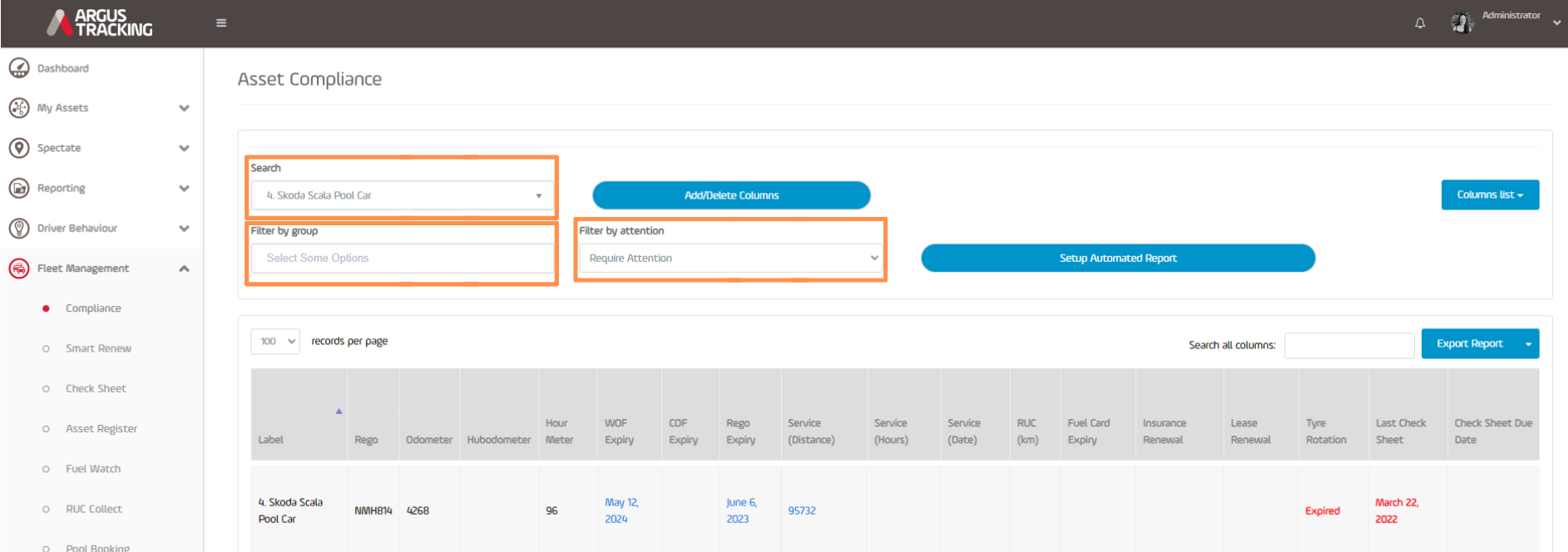 Exporting a Compliance Report – How can we help?
