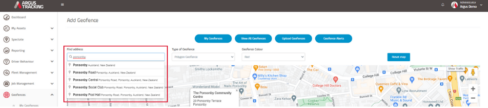 How to create a Geofence – How can we help?